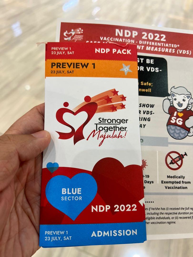 Trade Only NDP Preview tickets, Tickets & Vouchers, Event Tickets on ...