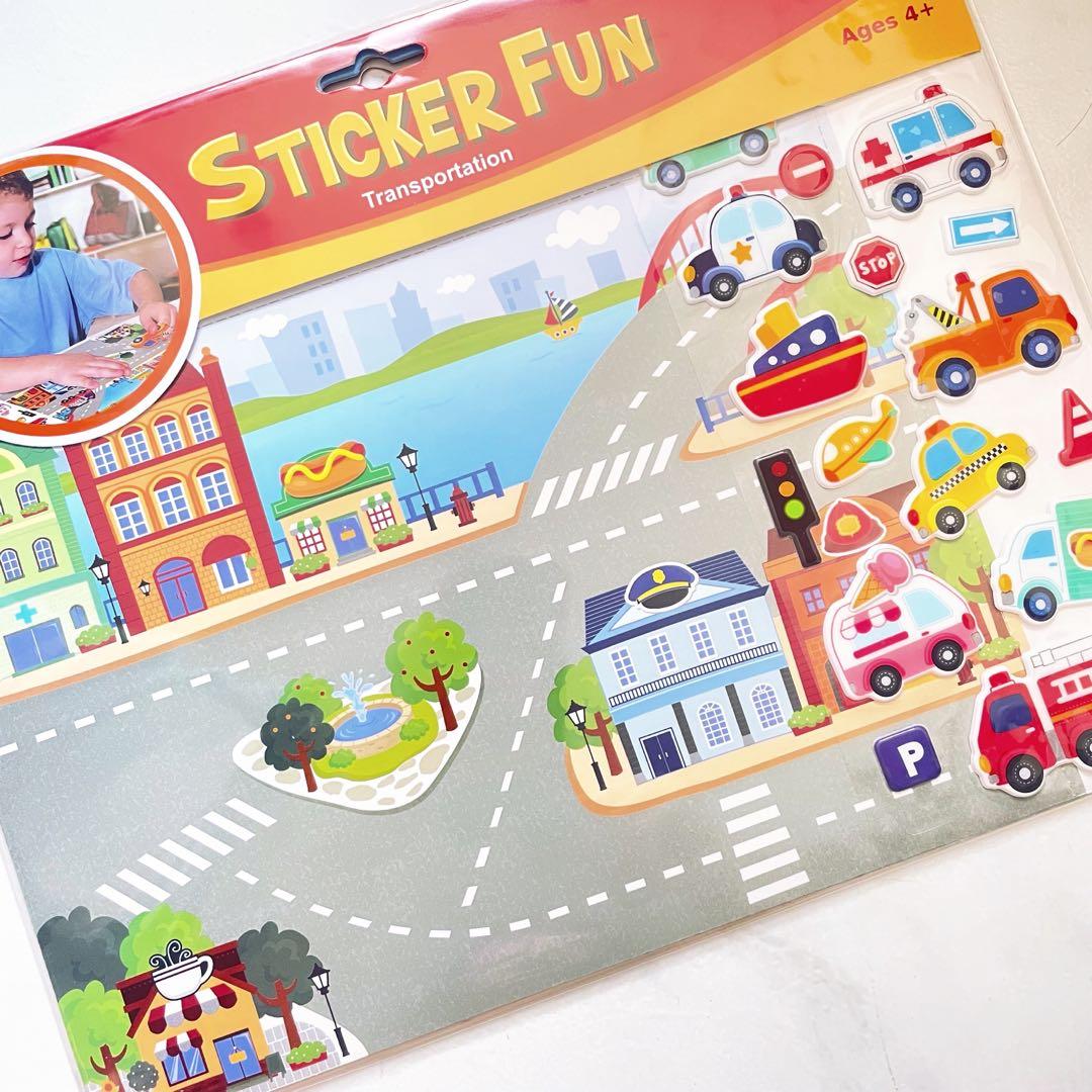 Transportation Sticker Fun, Hobbies & Toys, Stationery & Craft, Other ...
