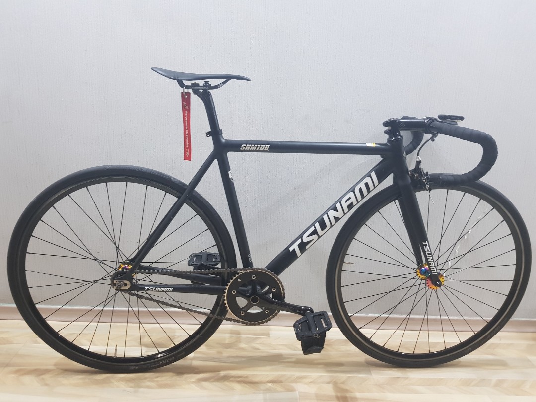 Tsunami SNM100 Frameset 52 Fixie, Sports Equipment, Bicycles & Parts ...