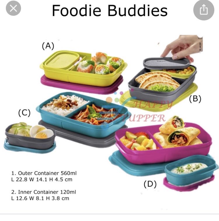 Tupperware Food Container, Furniture & Home Living, Kitchenware ...