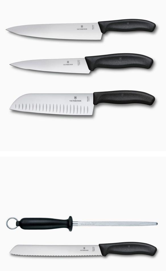 Victorinox Swiss Classic Cutlery, 11 Pieces Block Knife Set, 傢俬＆家居, 廚具和 ...