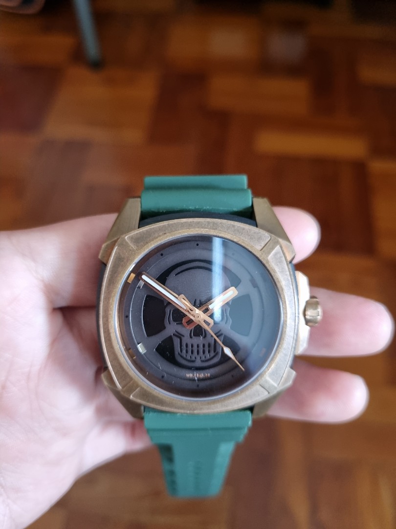 Vilhelm Talos Grey Skull, Men's Fashion, Watches & Accessories, Watches ...