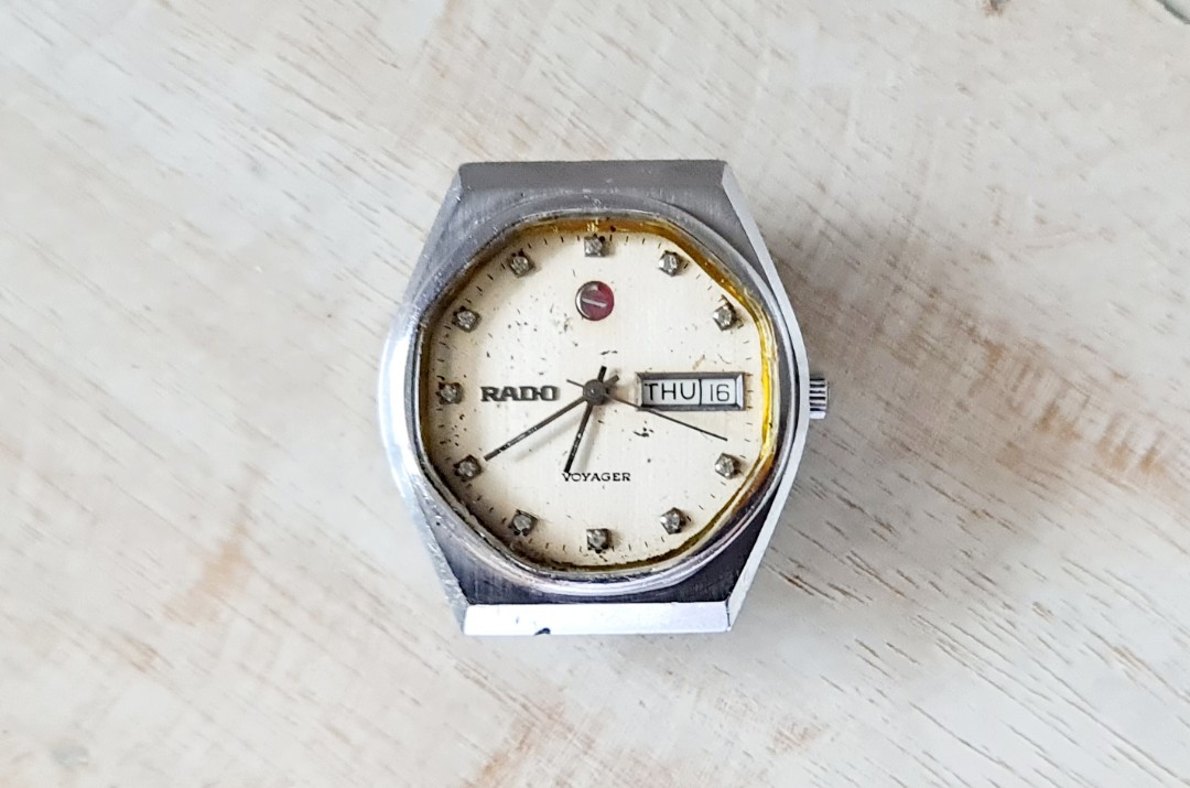 Vintage Rado Voyager - All Original Head - Automatic Swiss Watch - ETA ...