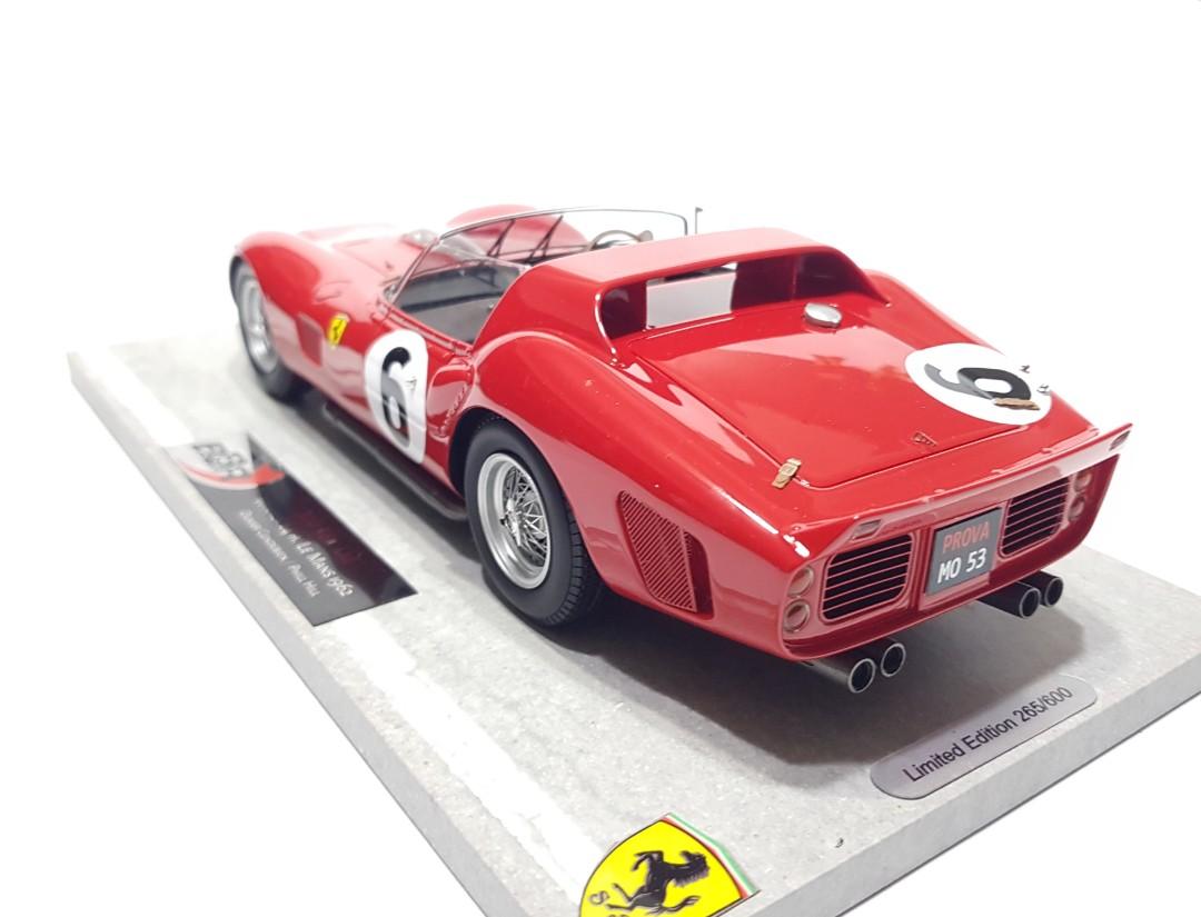 1/18 BBR Ferrari 330 TRI Winner 24H Le Mans 1962 not Autoart Minichamps ...