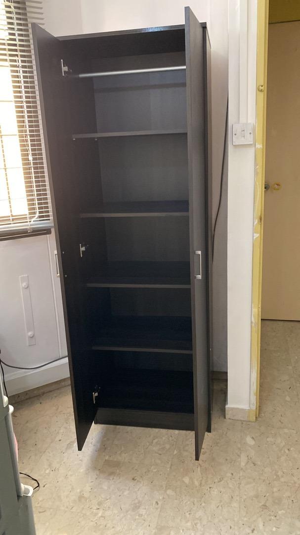 2 Door Wardrobe with Removable Shelves (Available in 2 Color ...