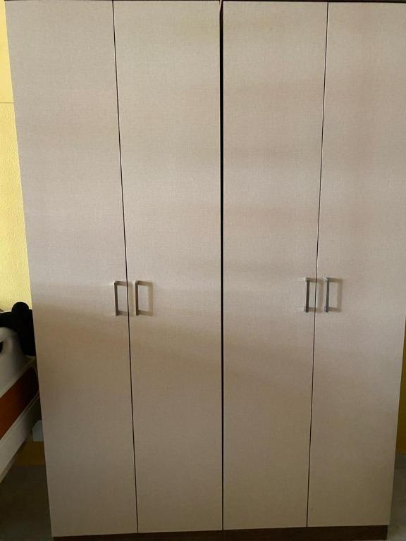 2 Door Wardrobe with Removable Shelves (Available in 2 Color ...