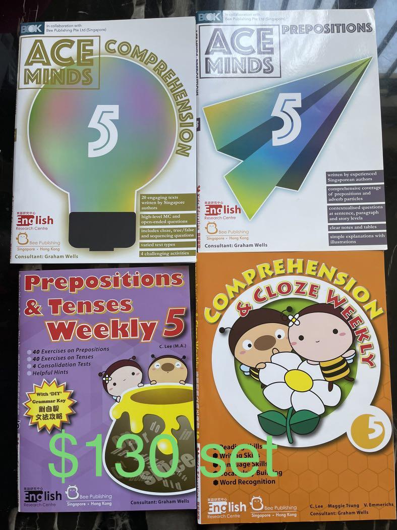 全新未寫過 - 小五 傑思 Kidz / ACE Minds 英文練習 x 4 本 $130 套, 興趣及遊戲, 書本 & 文具, 教科書 - Carousell