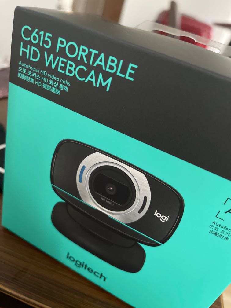 未開封 羅技 Logitech C615 Portable HD Webcam 視像鏡頭, 電腦＆科技, 電腦周邊及配件, 網絡攝影機 ...