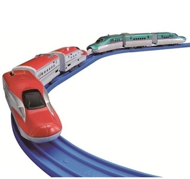 《全新正版》 Plarail Train Shinkansen Series E5 & E6 Train Set 日本新幹線火車E5 E6系套裝 ( 共6卡, 不包路軌 ), 興趣及遊戲 ...