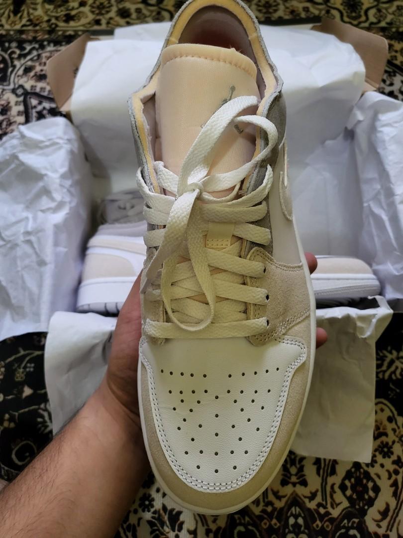 AJ1 low se craft inside out, Men's Fashion, Footwear, Sneakers on Carousell