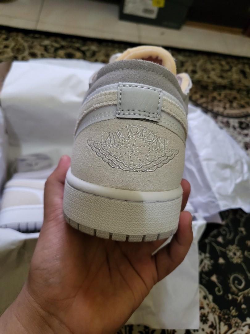 AJ1 low se craft inside out, Men's Fashion, Footwear, Sneakers on Carousell
