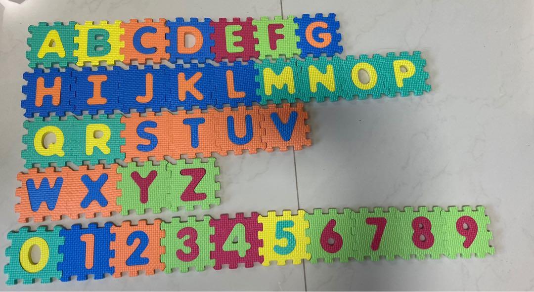 Alphabet puzzle, Hobbies & Toys, Toys & Games on Carousell