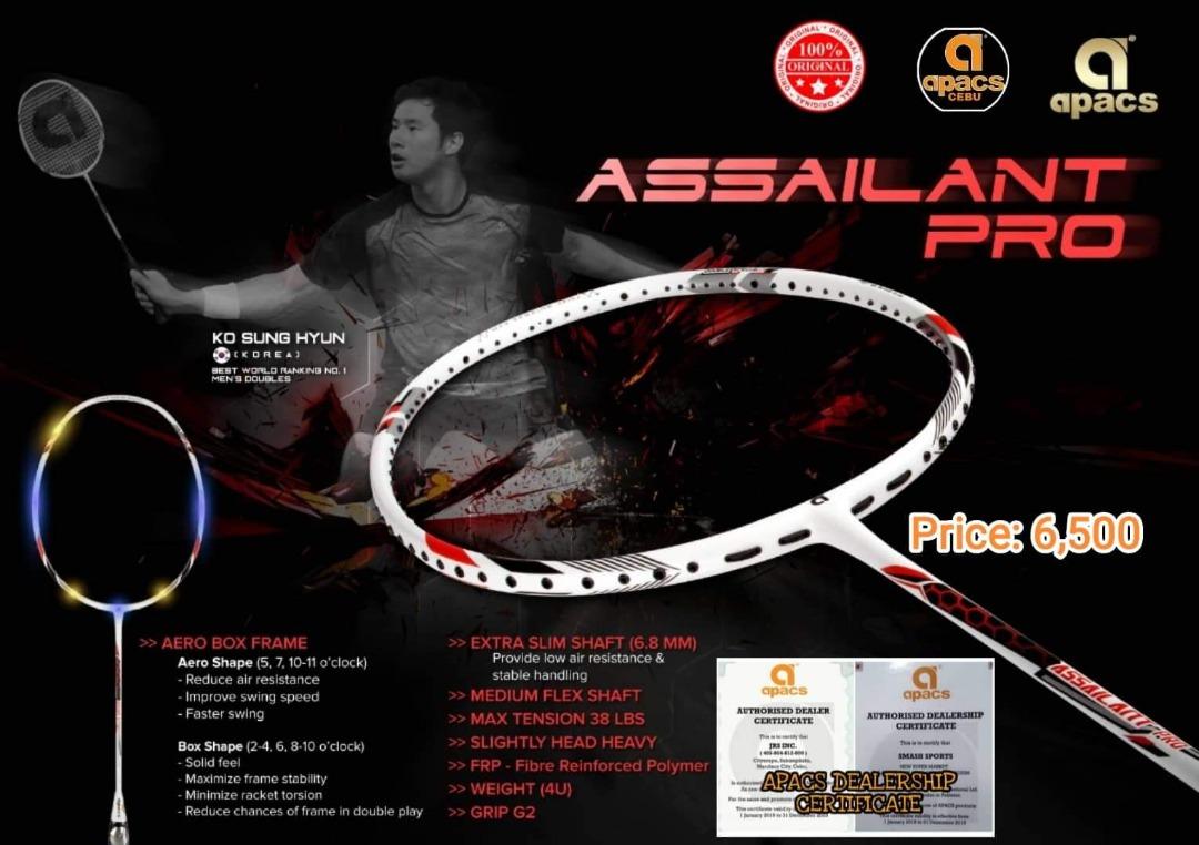 APACS SPORTS MALAYSIA Badminton Racket, Sports Equipment, Sports ...