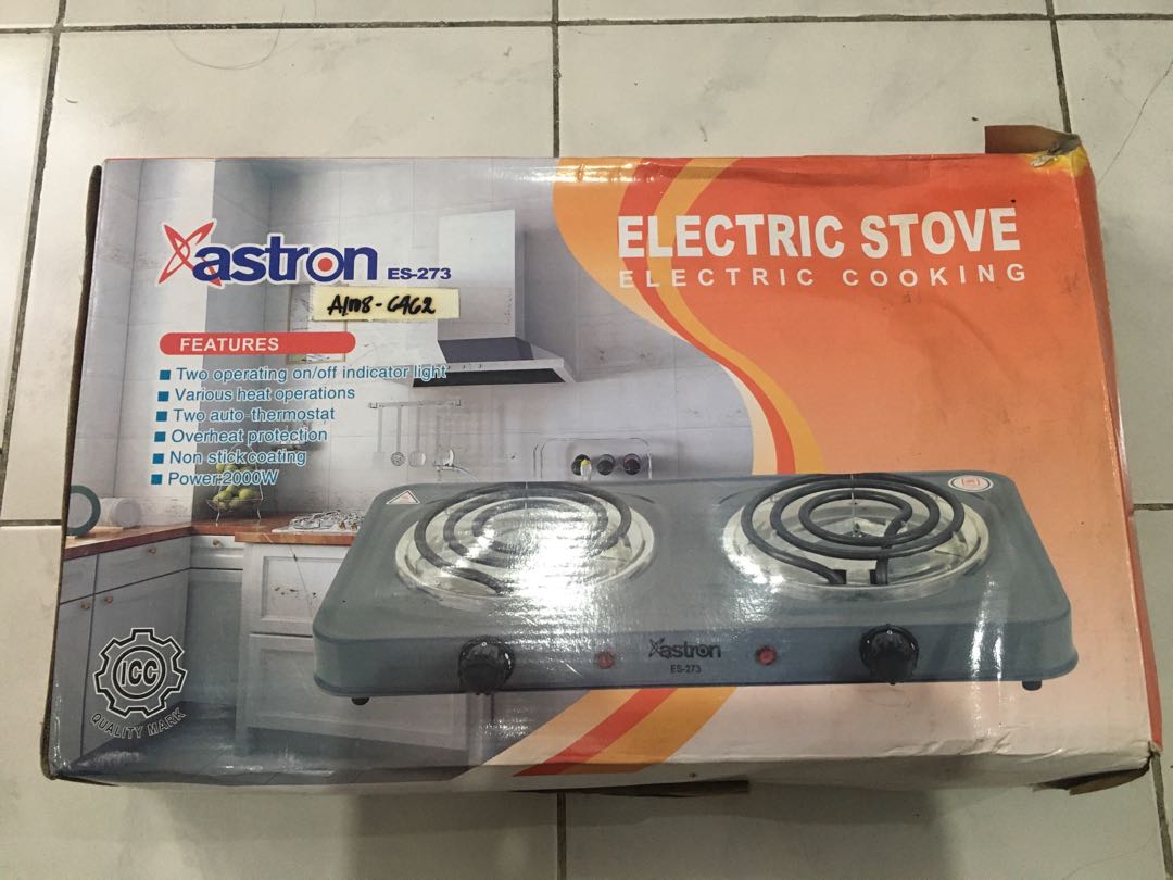 Astron Electric Stove 2000W, TV & Home Appliances, Kitchen Appliances ...