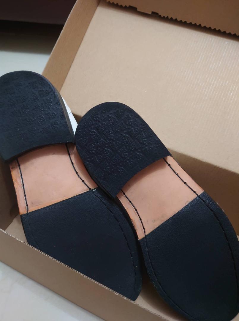 Bayani PH Aguinaldo White Captoe Leather Men's Shoes, Men's Fashion ...