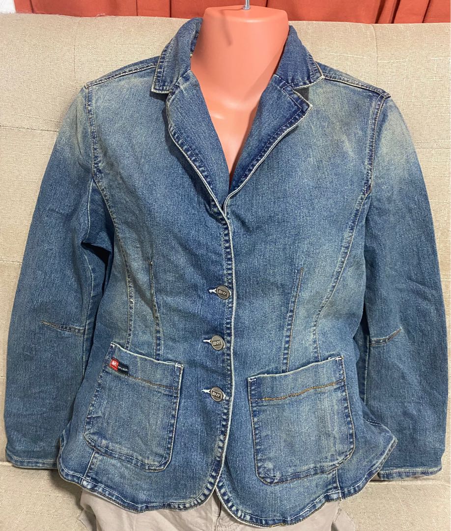 BNY Denim Jacket, Women's Fashion, Coats, Jackets and Outerwear on ...