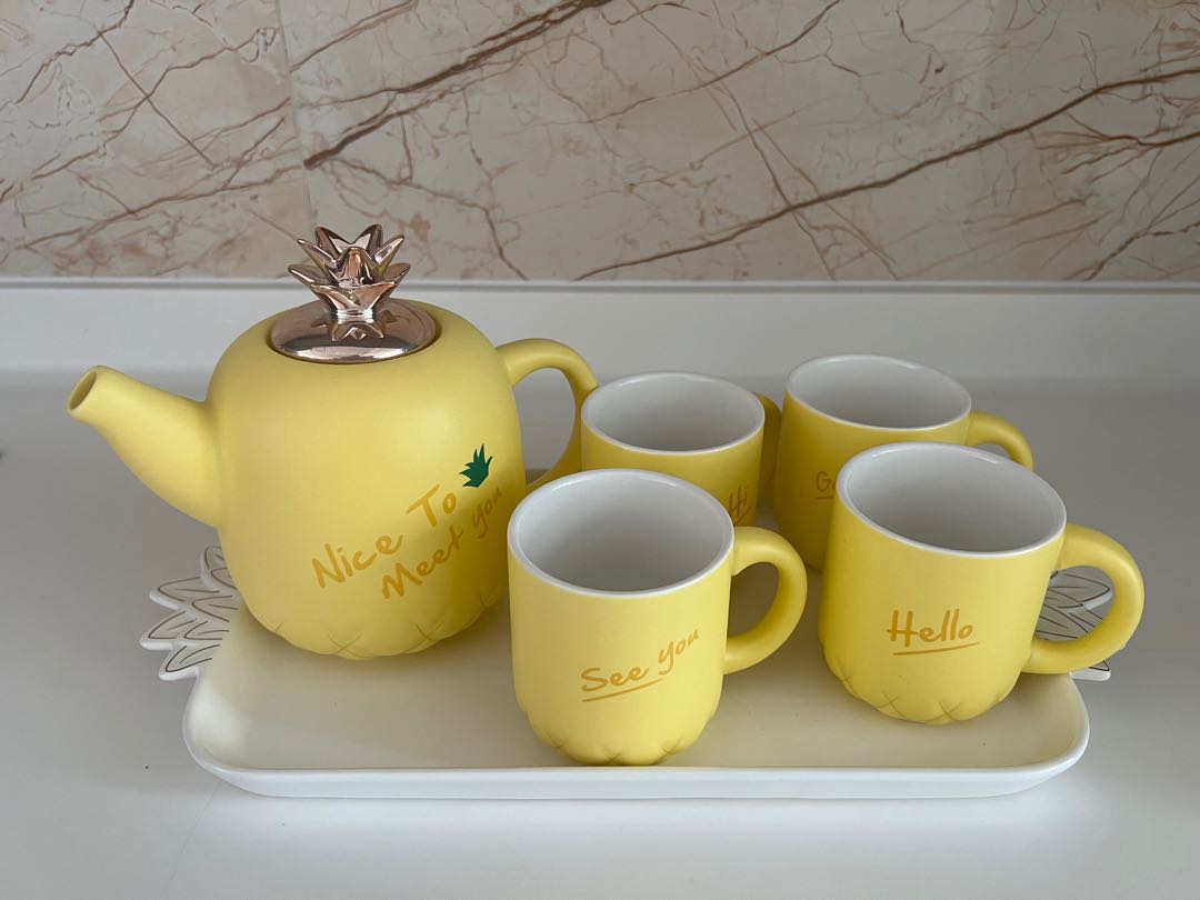 Brand new tea set from The Green Party, Furniture & Home Living ...