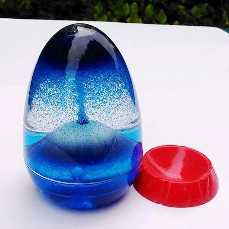 Bubbly Volcano Eruption Lava Liquid Motion Paper Weight Desk Toy ...