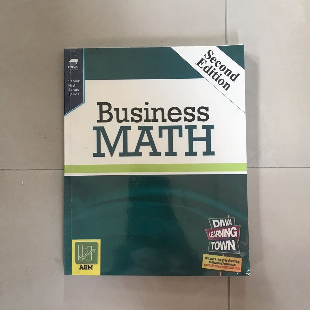 BUSINESS MATH UST SHS ABM BOOK [DIWA TEXTBOOKS], Hobbies & Toys, Books ...