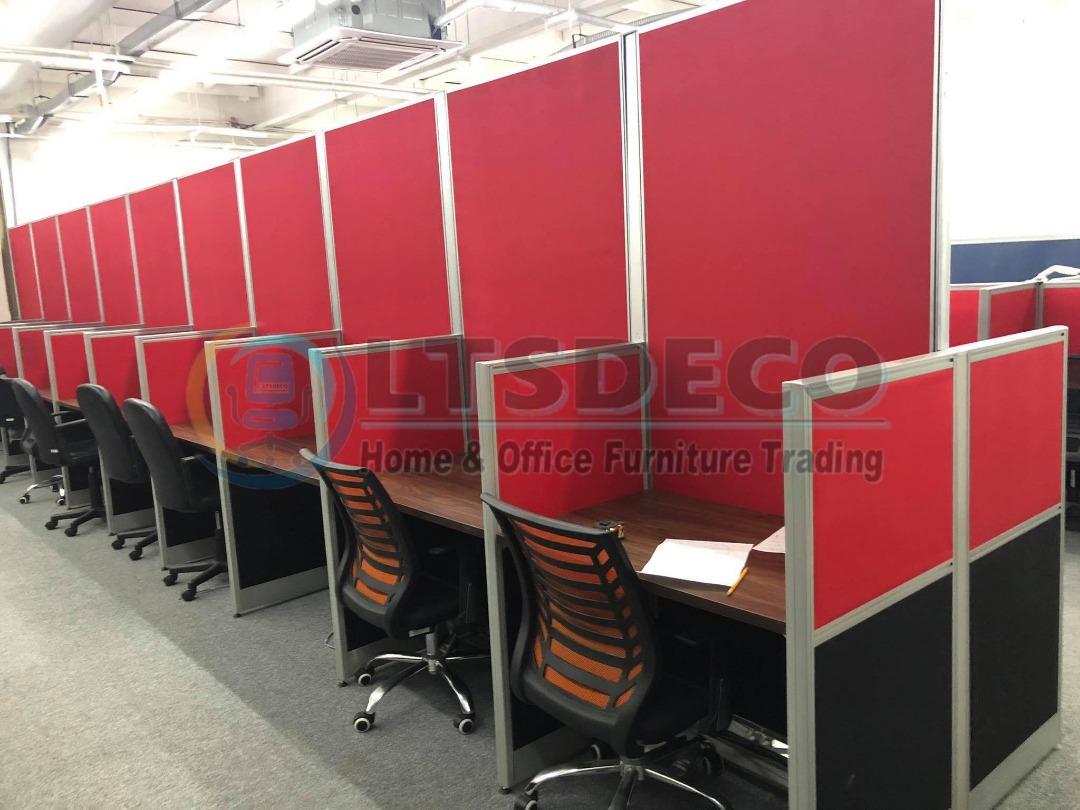 CALL CENTER TABLE OFFICE PARTITIONS, Furniture & Home Living, Office ...