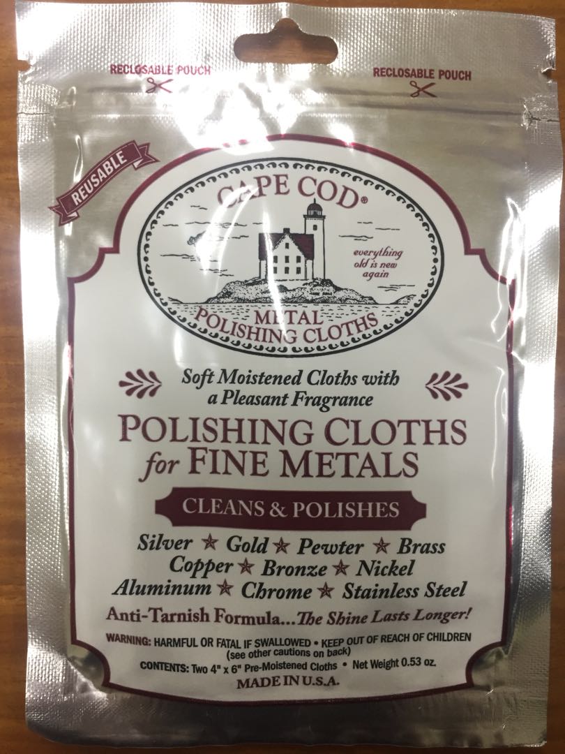 Cape Cod Metal Polishing Cloths Foul Pouch, Luxury, Watches on Carousell