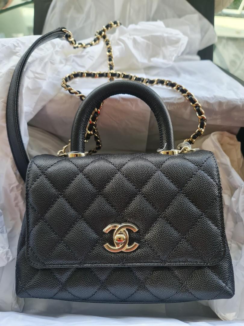 Chanel Mini Coco Handle with Reciept (Brand New), Luxury, Bags ...