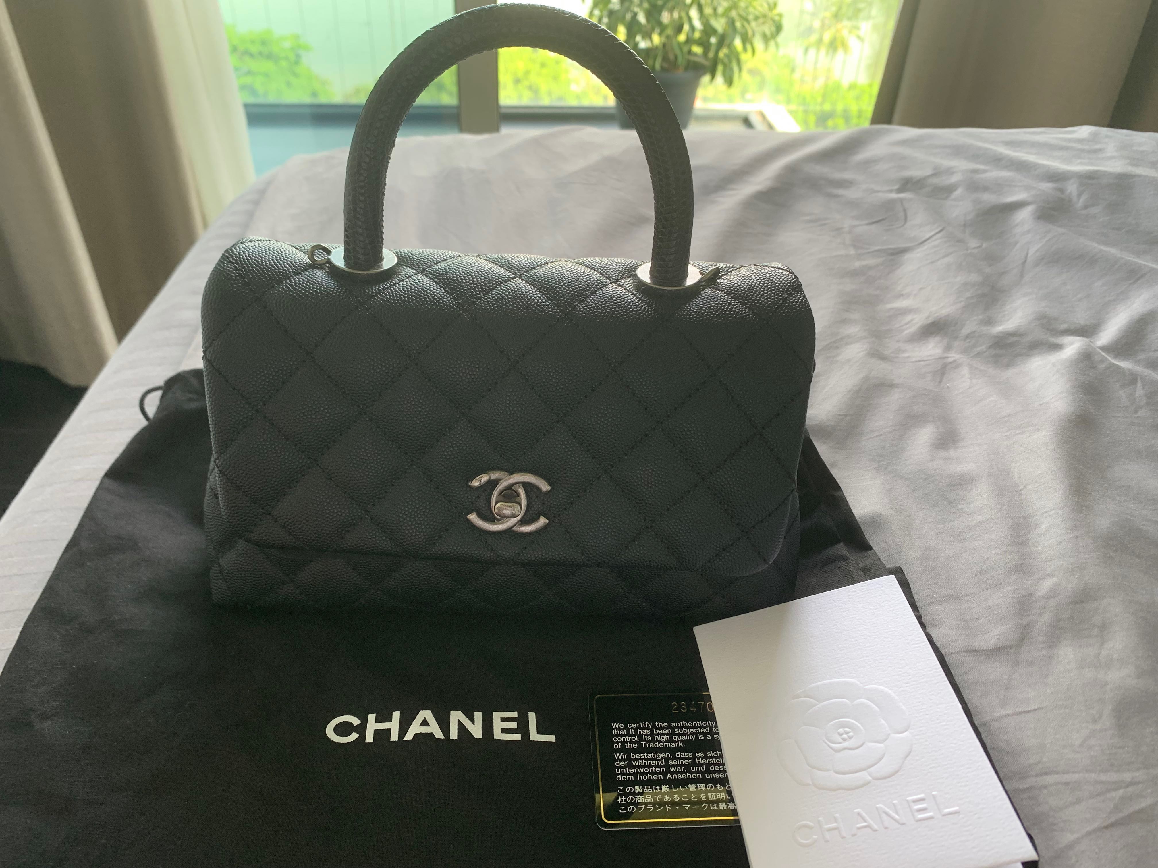 Chanel coco handle small, Luxury, Bags & Wallets on Carousell