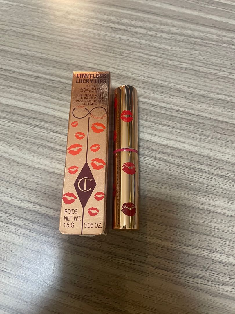 charlotte tilbury -LIMITLESS LUCKY LIPS LIMITED EDITION LOVE FLAME, 美容 ...