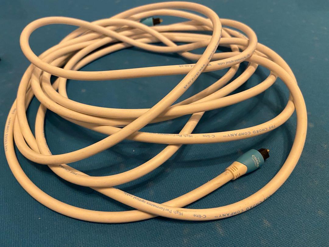 Chord C-lite digital optical cable (5m), Audio, Other Audio Equipment ...