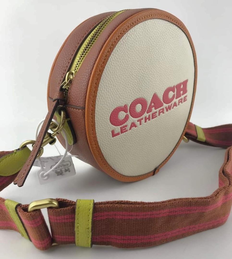 Coach round crossbody, Women's Fashion, Bags & Wallets, Cross-body Bags ...