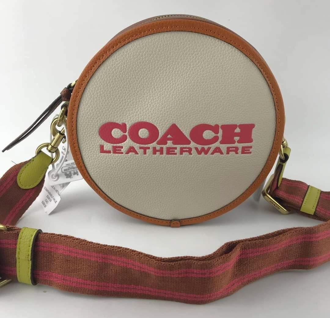 Coach round crossbody, Women's Fashion, Bags & Wallets, Cross-body Bags ...