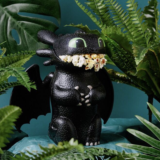 Disney Popcorn How to train your Dragon Toothless Popcorn Bucket ...