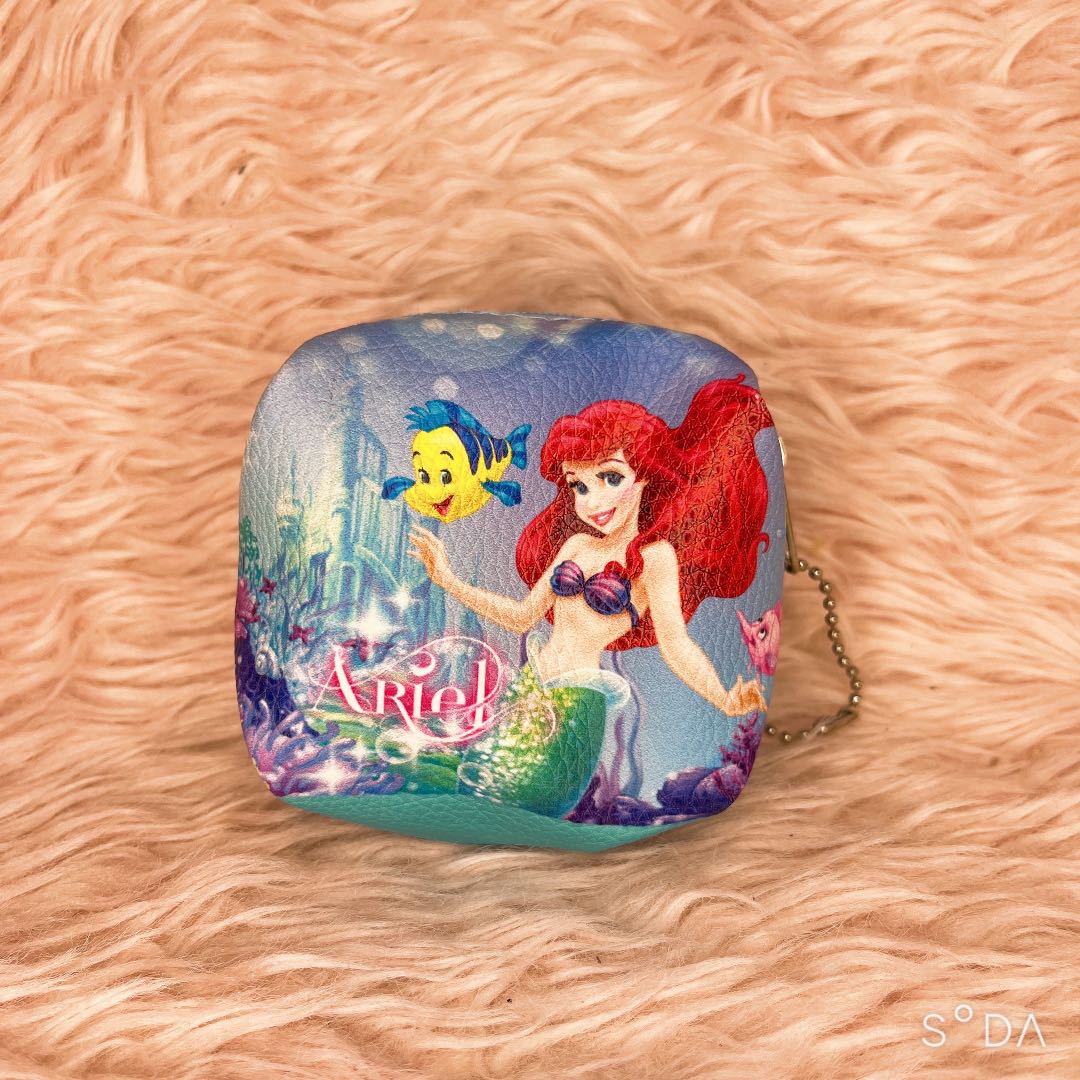 DISNEY LITTLE MERMAID ARIEL POUCH COIN PURSE, Women's Fashion, Bags ...