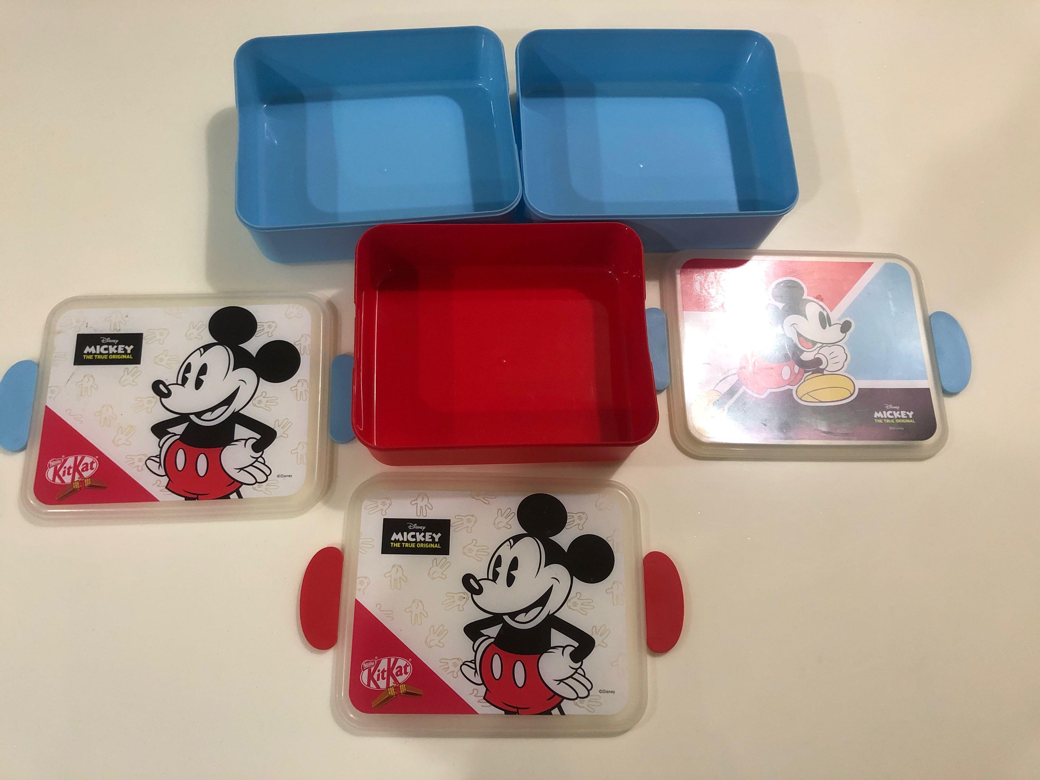 Disney Mickey Mouse Lunch Box, Furniture & Home Living, Kitchenware ...