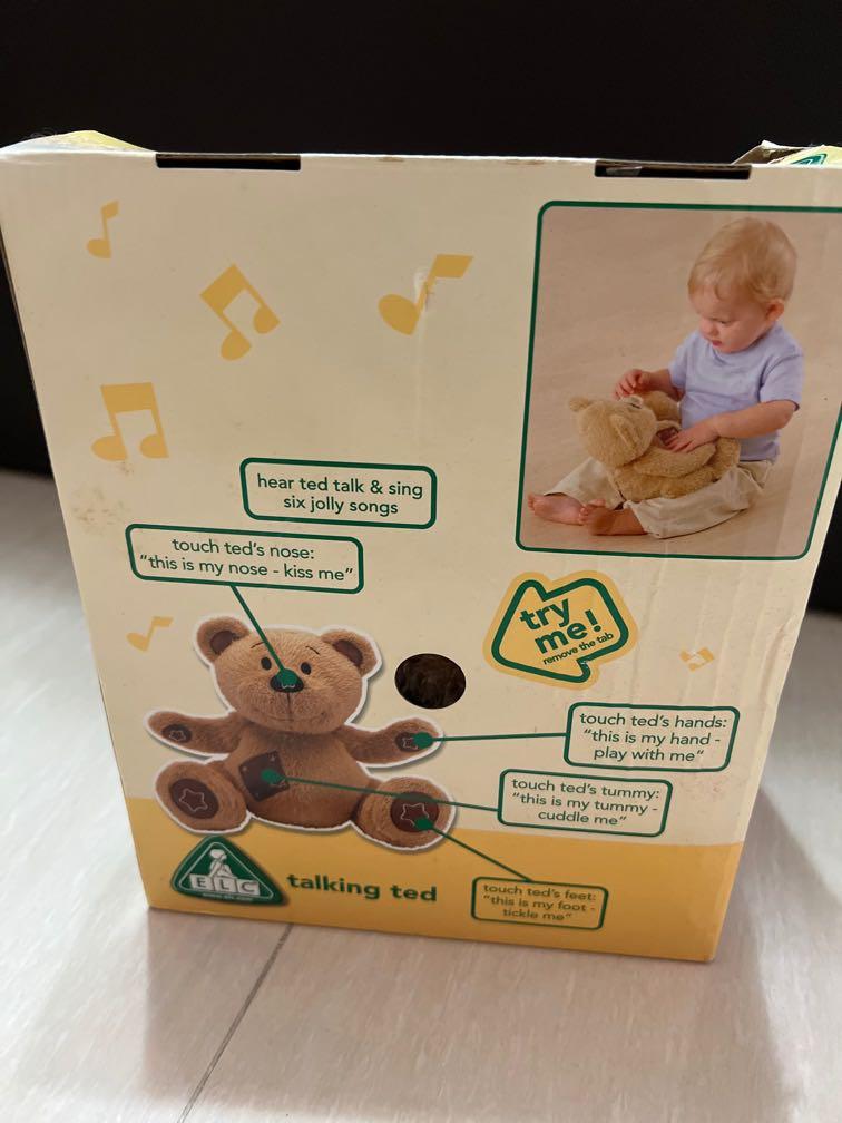 ELC Talking Ted, Hobbies & Toys, Toys & Games on Carousell