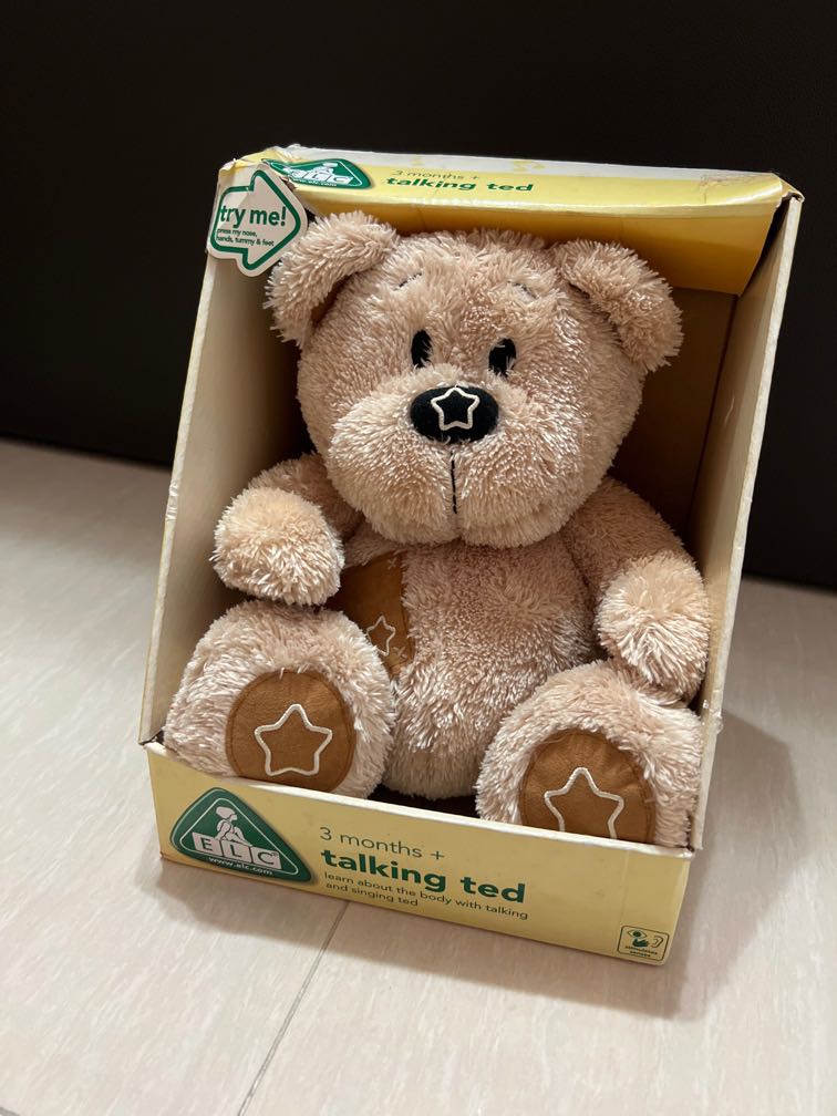 ELC Talking Ted, Hobbies & Toys, Toys & Games on Carousell