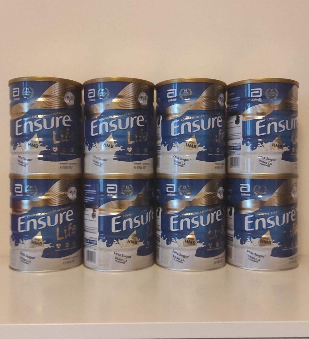 Ensure Life Less Sugar Vanilla, Health & Nutrition, Health Supplements ...