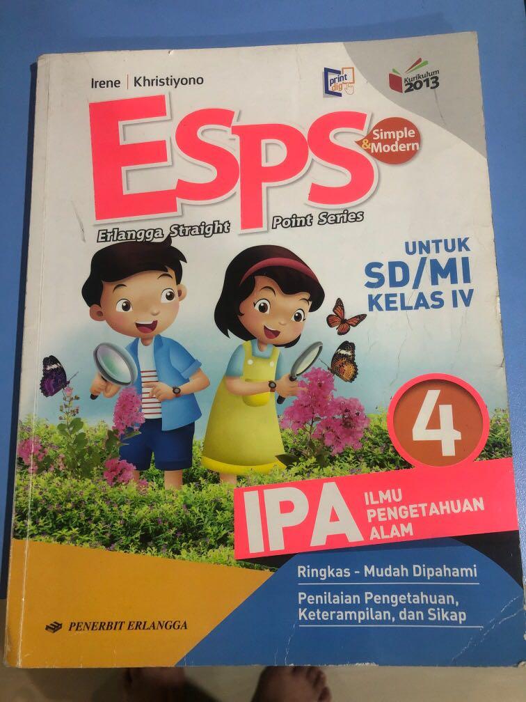 Esps ipa kelas 4, Buku & Alat Tulis, Buku Pelajaran di Carousell