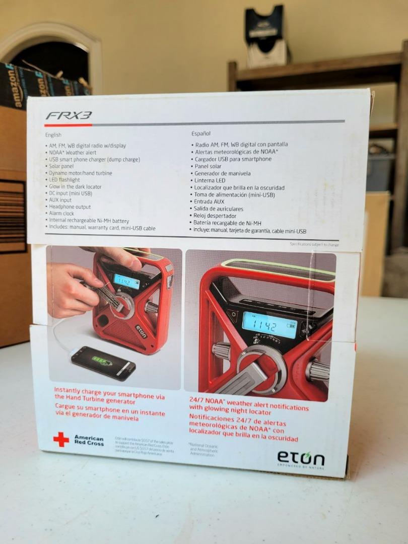 Eton Emergency Disaster Preparedness Device - Hand Turbine AM/FM ...