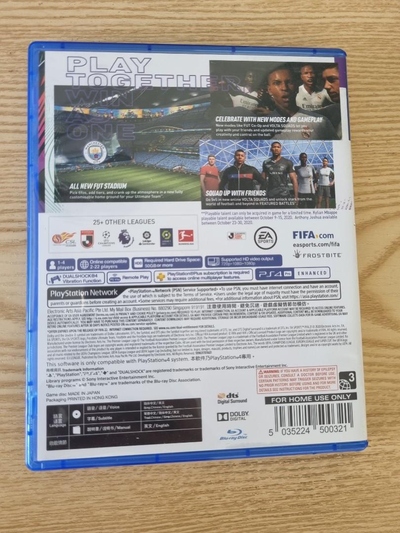 Fifa 21 PS4 Disc Version, Video Gaming, Video Games, PlayStation on ...