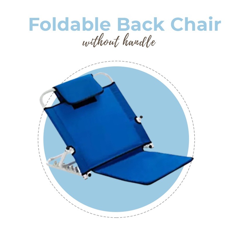 Foldable Backrest Bed Chair Sofa Lightweight Space Saving Furniture ...