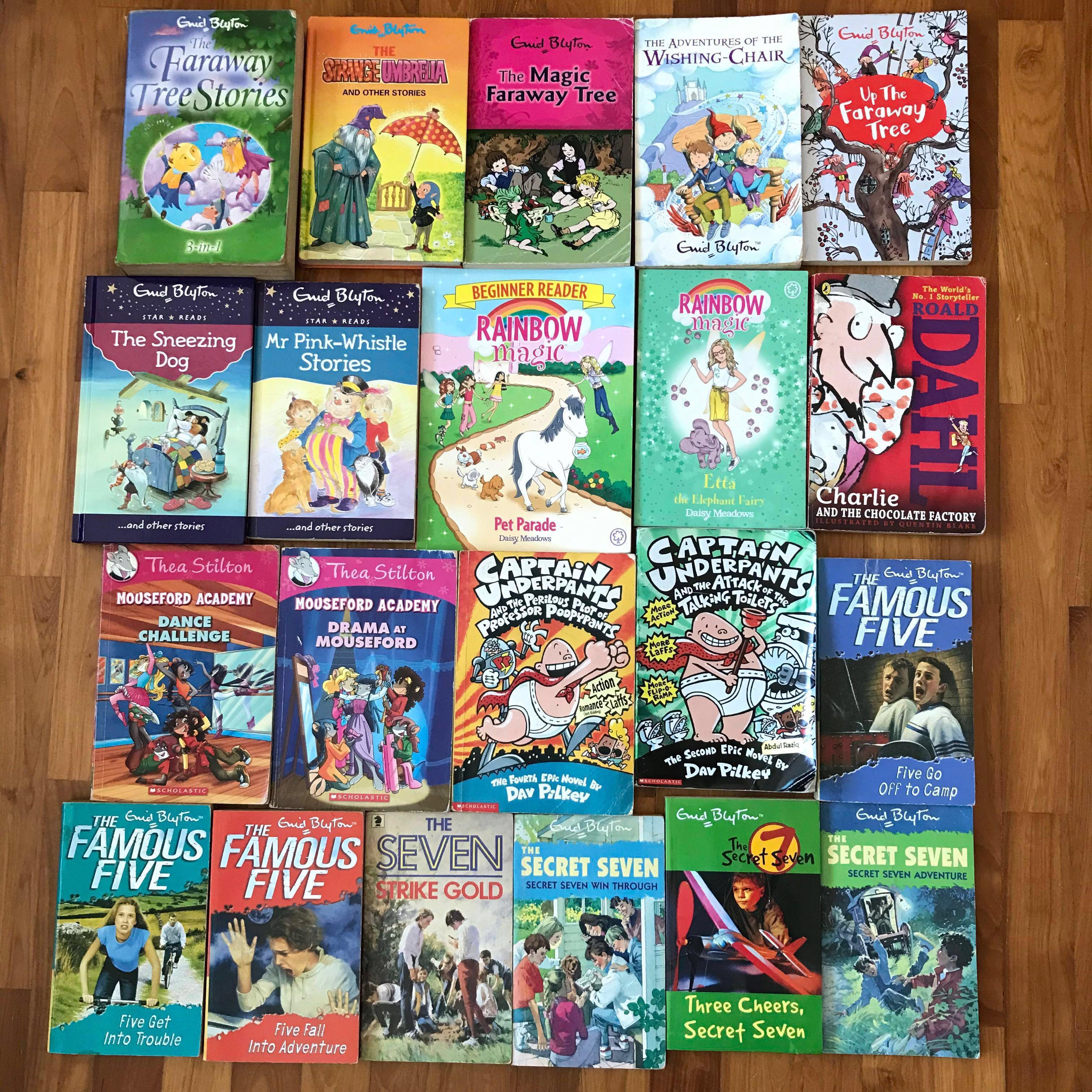 From $2 each! Enid Blyton, Roald Dahl, Rainbow Magic, Captain ...