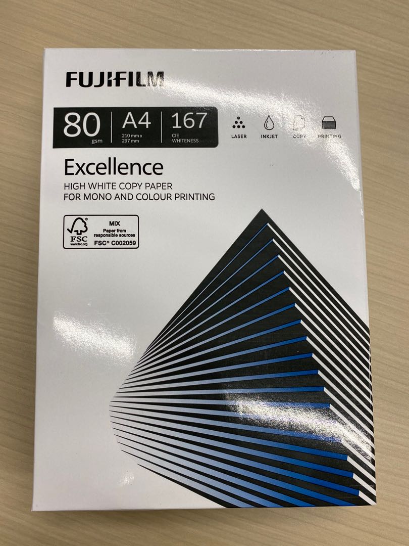 Fujifilm A4 paper (500 Sheets), Hobbies & Toys, Stationery & Craft ...
