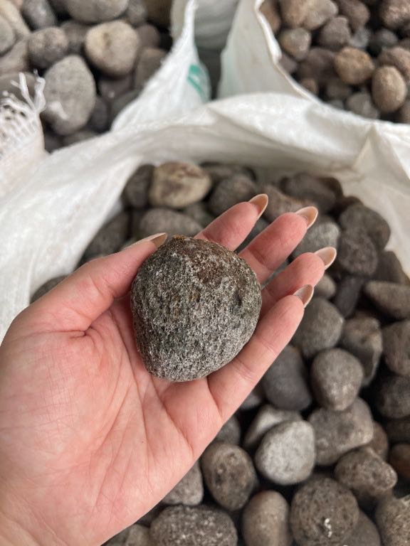Garden grey porous pebble stones, Furniture & Home Living, Gardening ...
