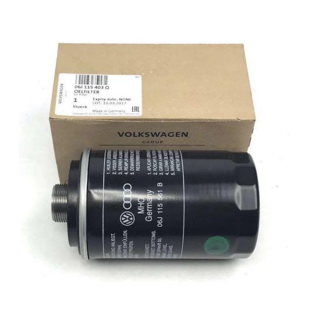 GENUINE GERMANY AUDI VOLKSWAGEN OIL FILTER 06J115403Q - VW GOLF GTI MK6 ...