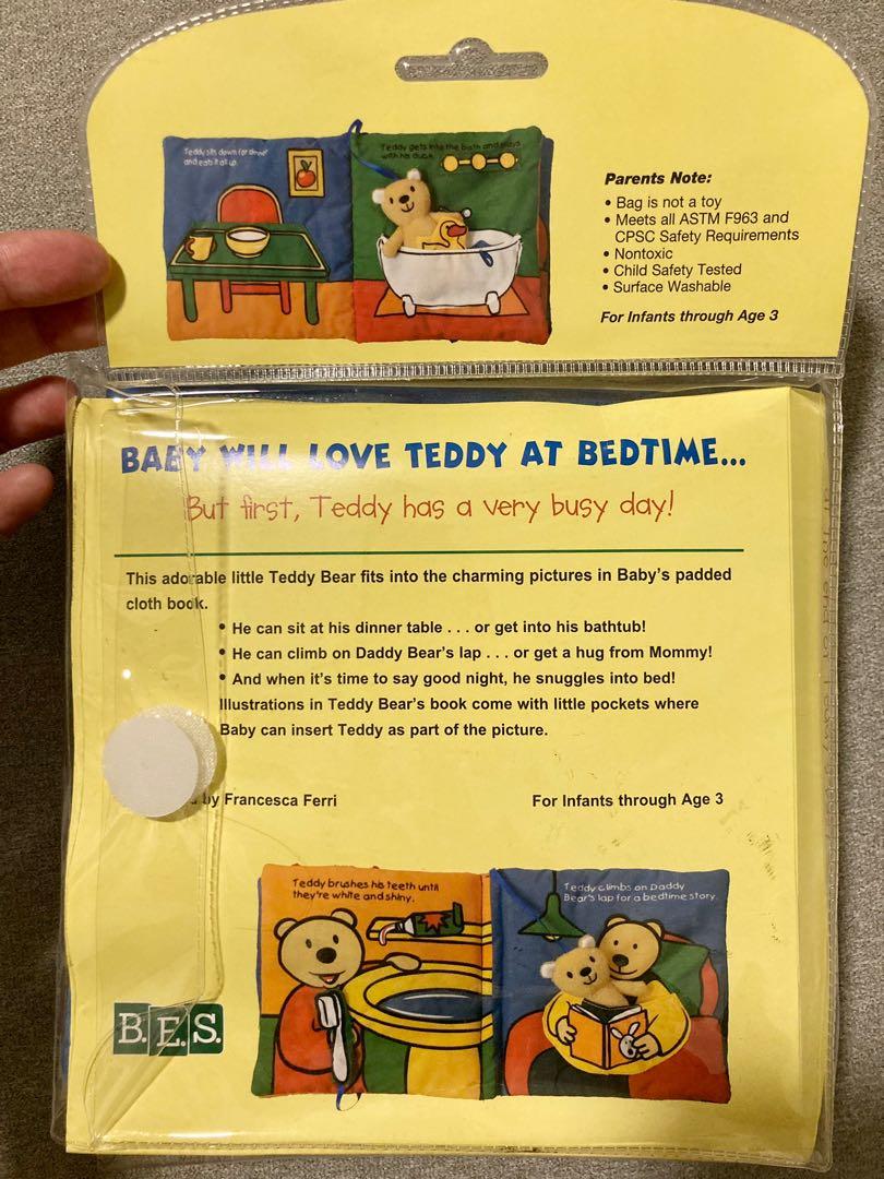 Goodnight Teddy cloth book - Brand New, Babies & Kids, Infant Playtime ...