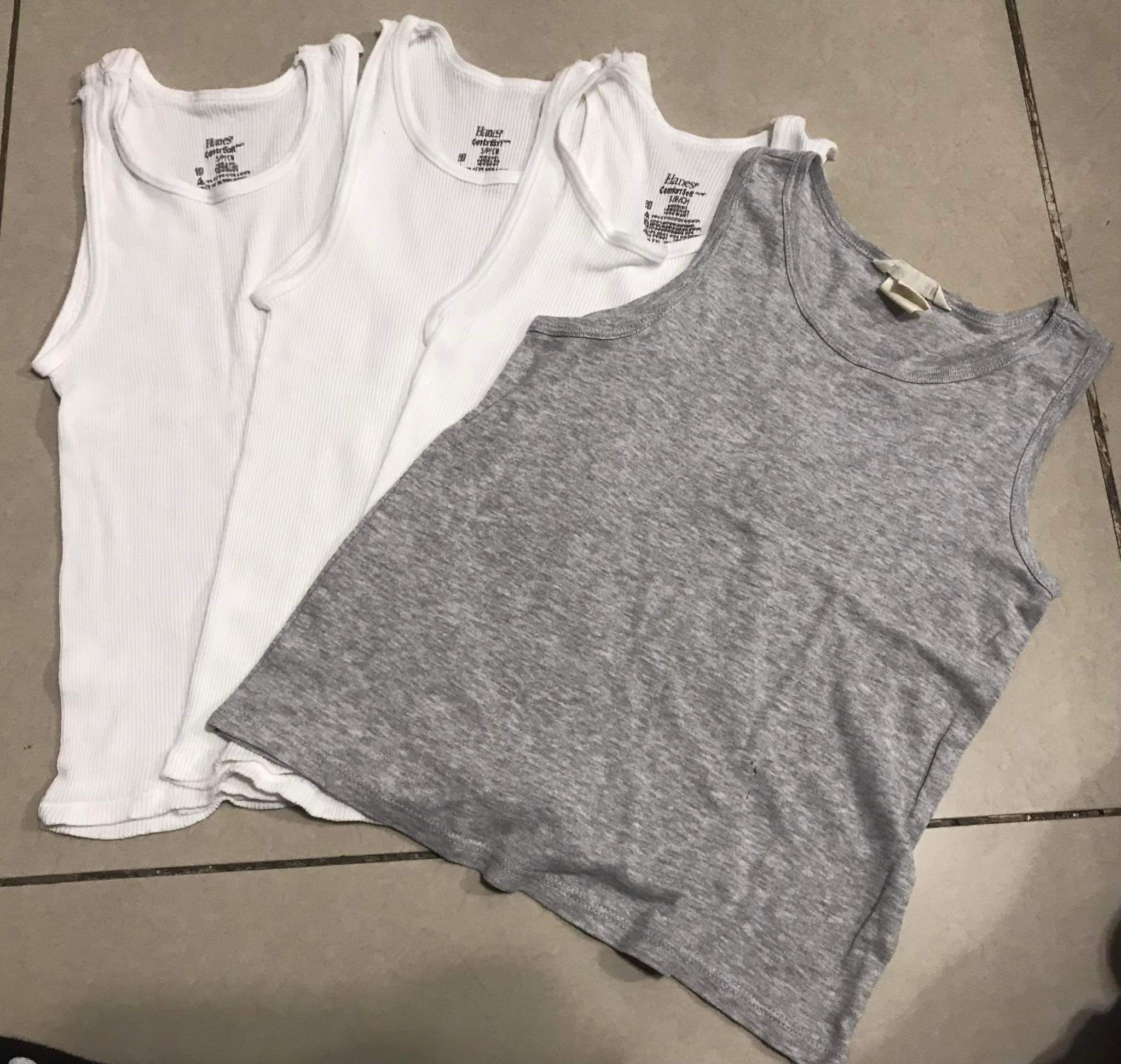 Hanes Sando, Babies & Kids, Babies & Kids Fashion on Carousell