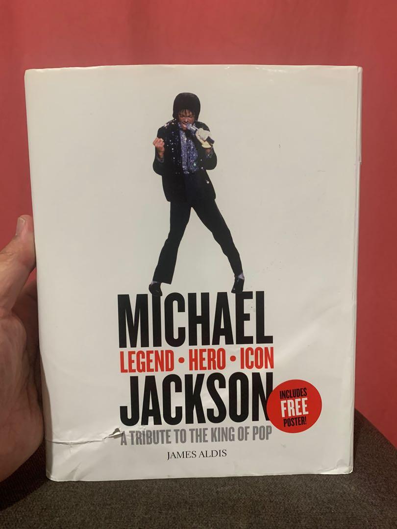 Hardcover Book with Free Poster: Michael Jackson - Legend - Hero - Icon ...