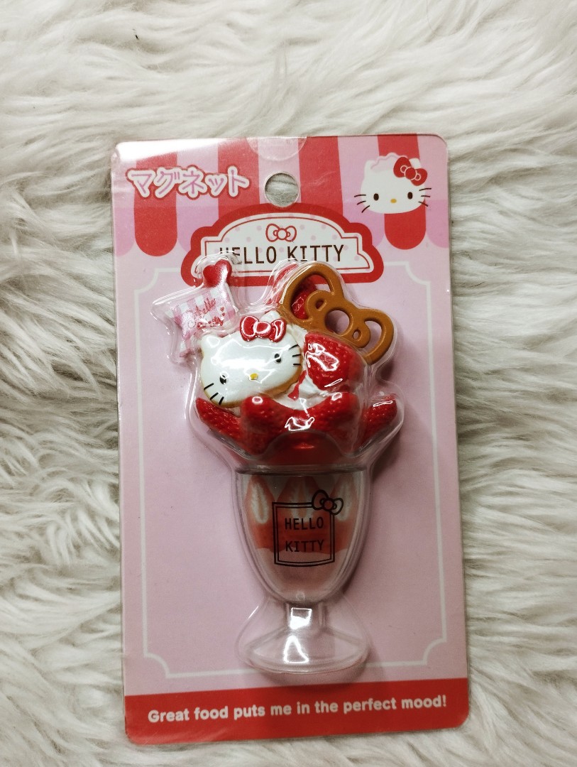 Hello Kitty Sanrio Gourmet Parfait Magnet, Hobbies & Toys, Toys & Games ...