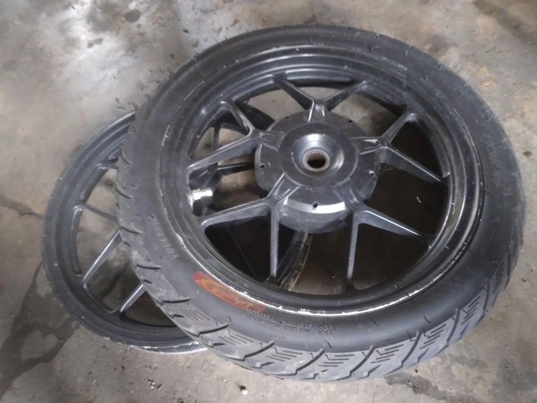 Honda click125 mags set, Car Parts & Accessories, Mags and Tires on ...